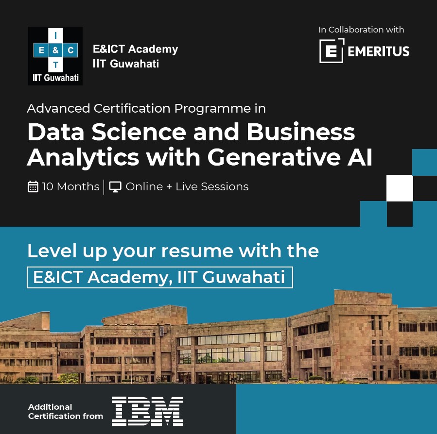 Professional Certificate Program in Data Analytics and Generative AI ... Professional Certificate Program in Data Analytics and Generative AI ...